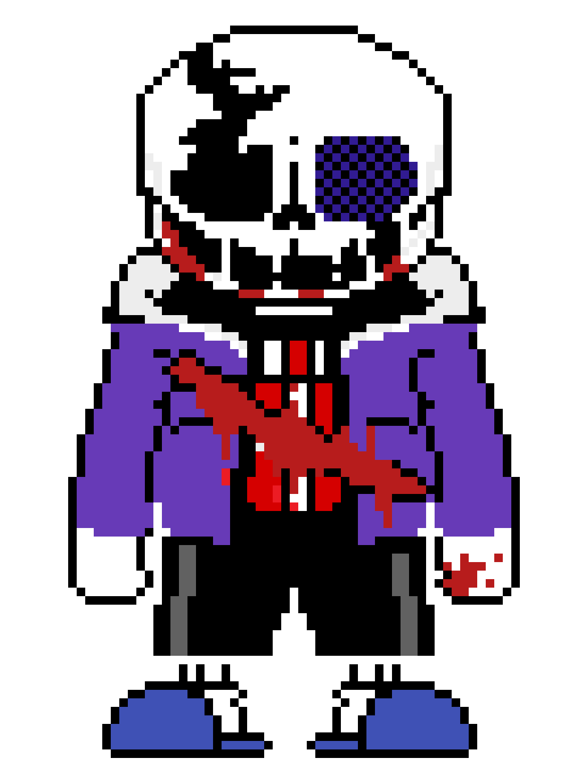 Pixilart - PsychTale Sans Phase 2 by DarkHeartStudio