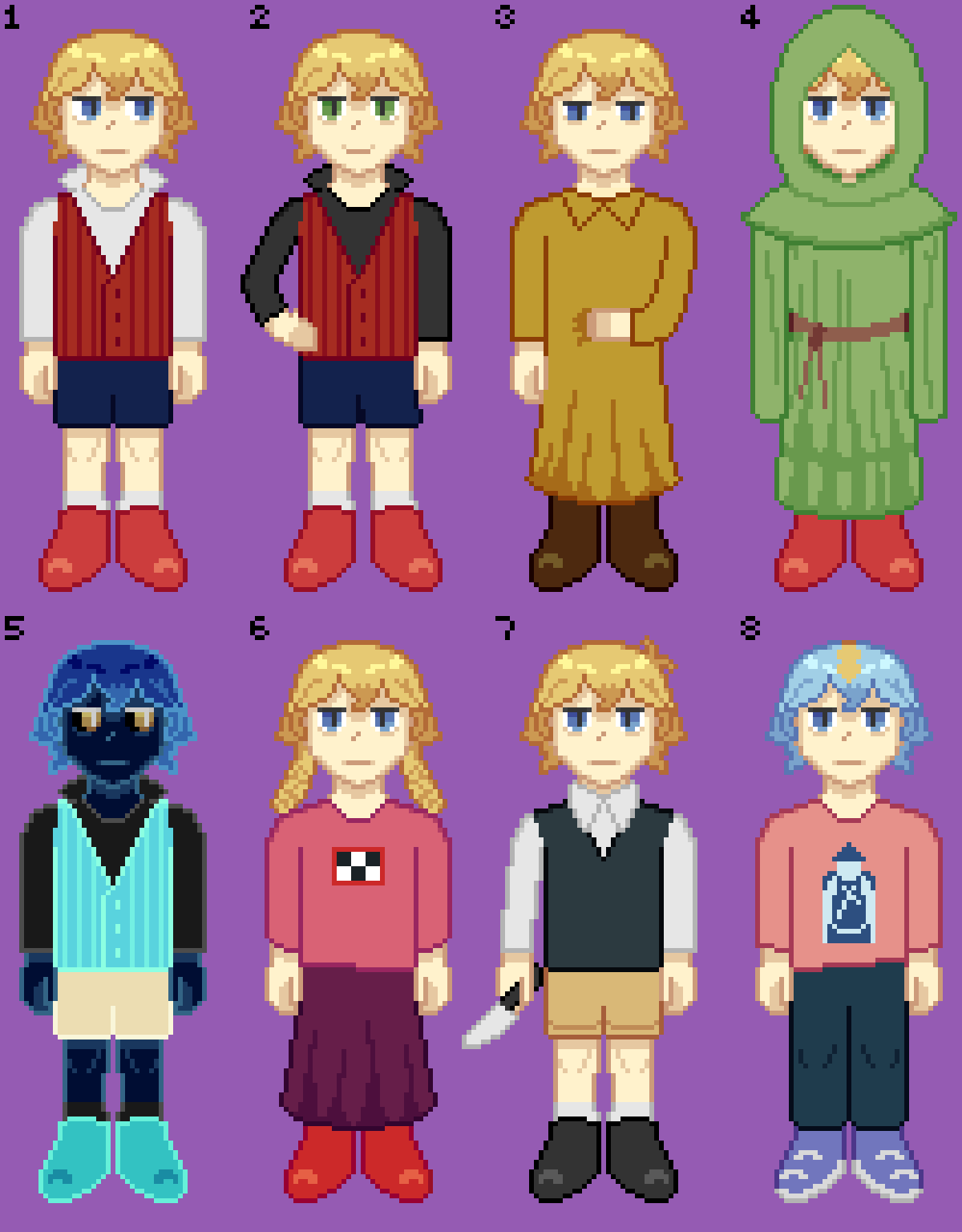 End Roll Pixel Art - Chapter 1 - TKOY - End Roll (Video Game) [Archive ...
