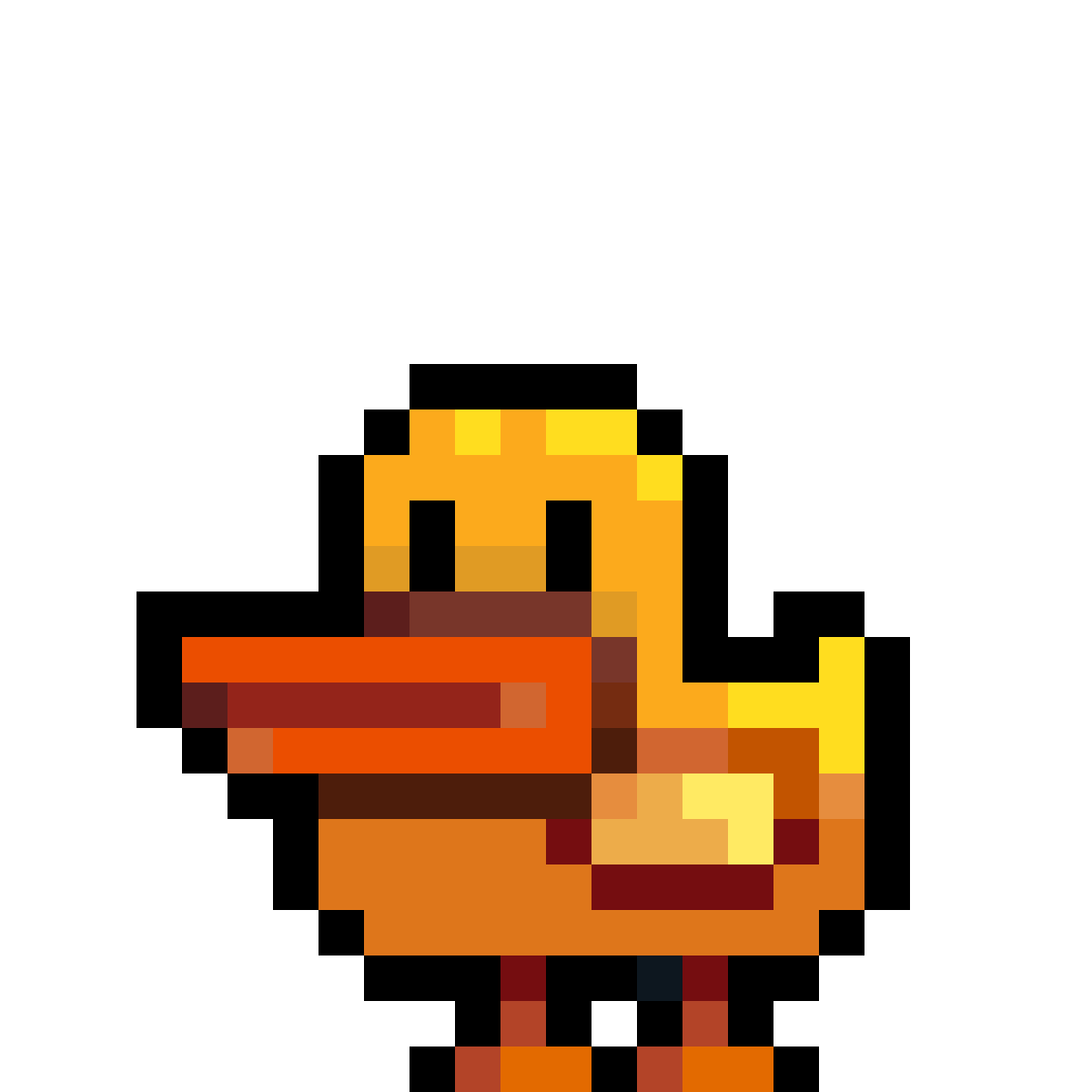 Pixilart - Duckling Sprite by Nards