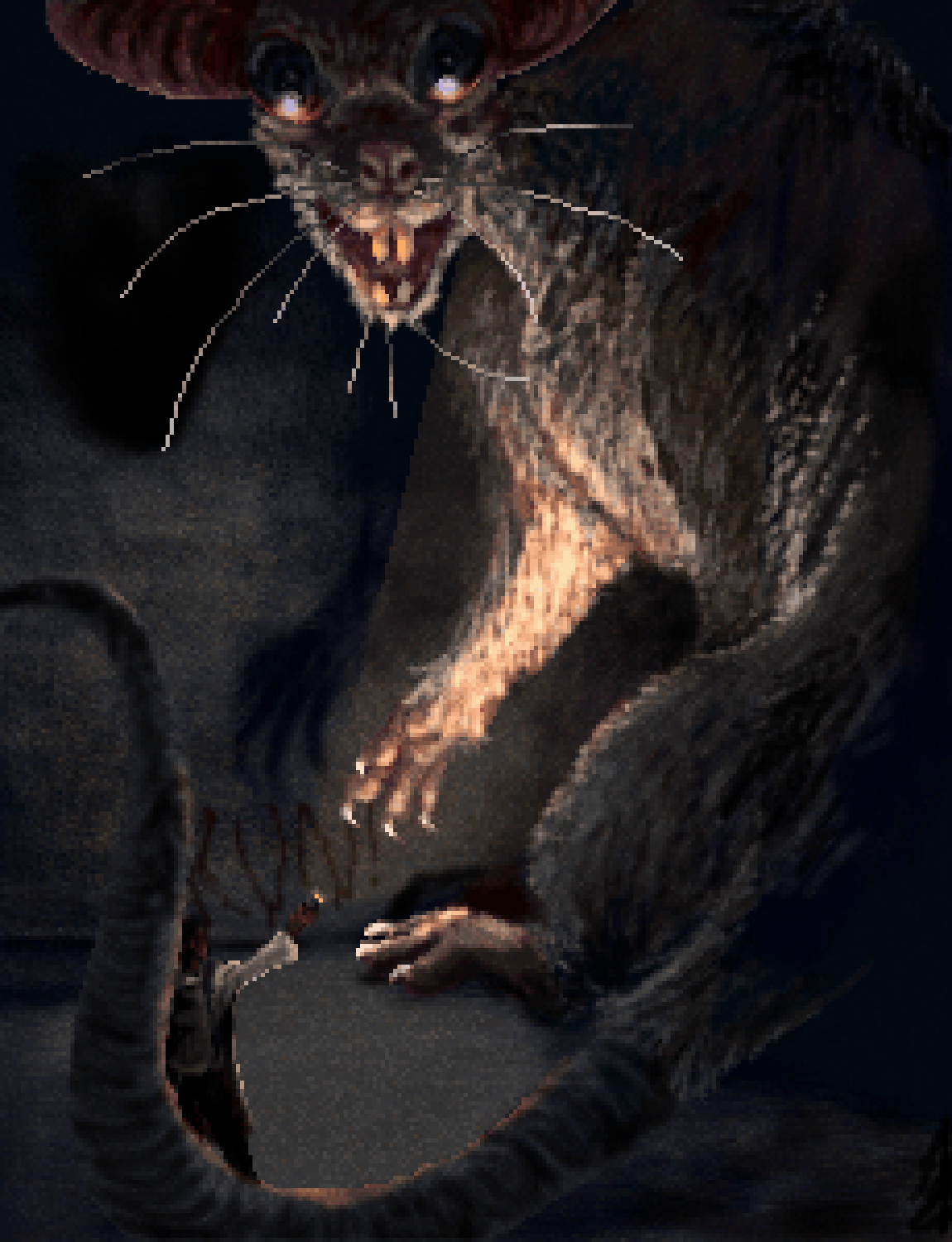 Pixilart - We found a large rat by RasTheRaptor