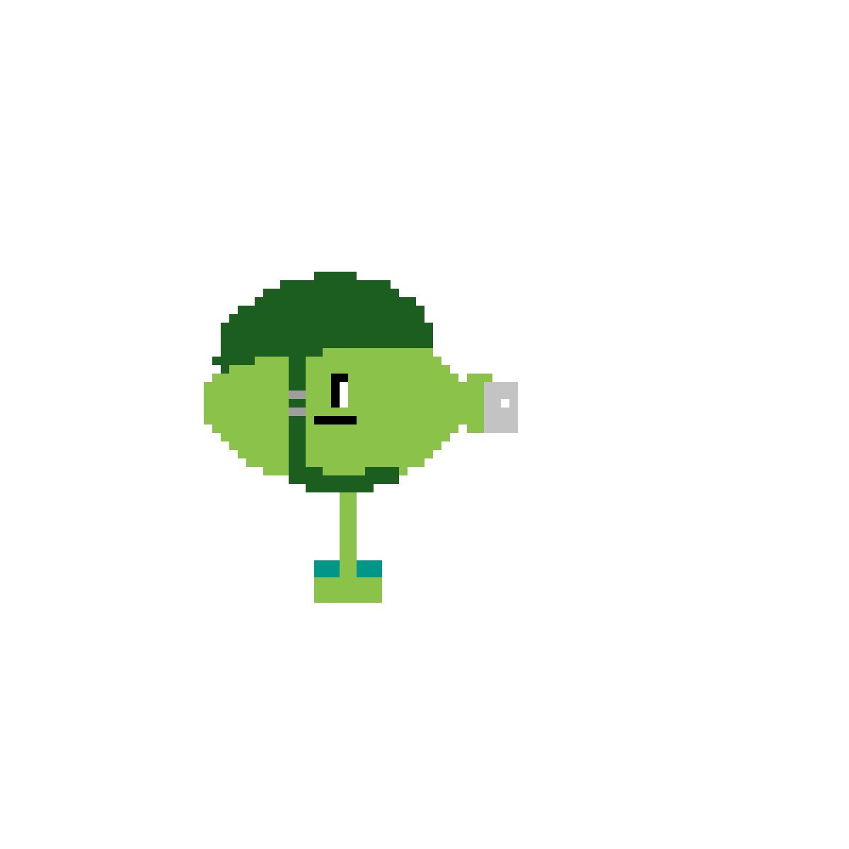 Pixilart Gatling Pea By Pvz Drawer 2