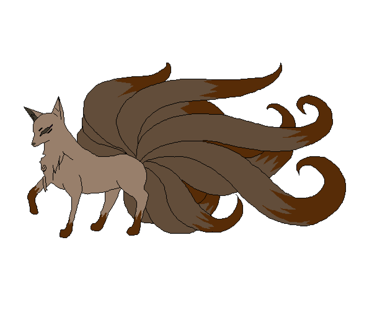 Pixilart - rock Ninetails by catlover69