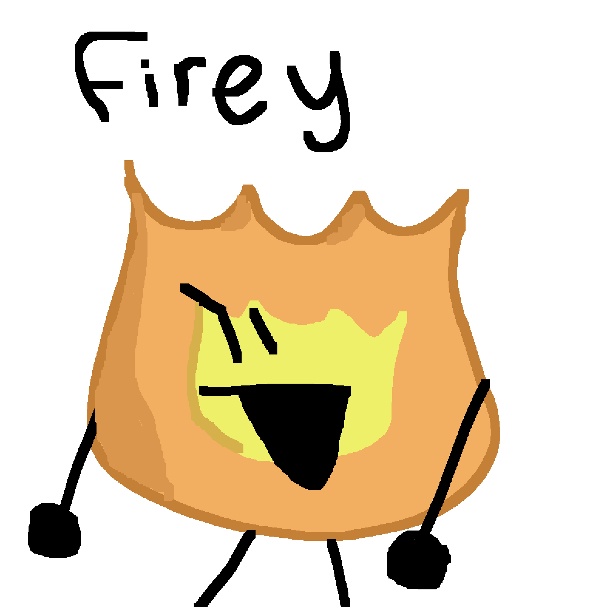 Pixilart - Firey BFDI by MidnightMyst