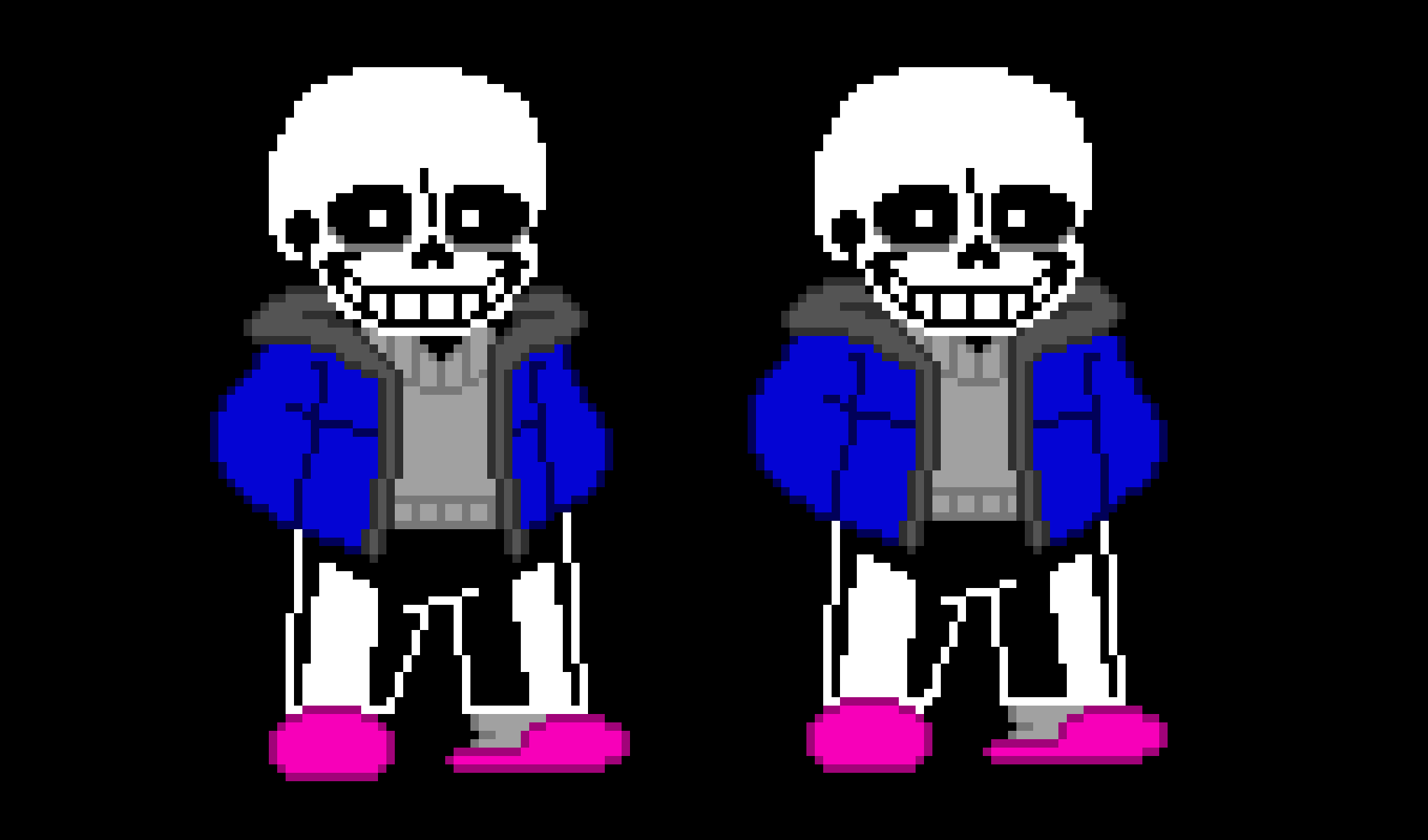 Pixilart - side view sans which one is better by MrCliff