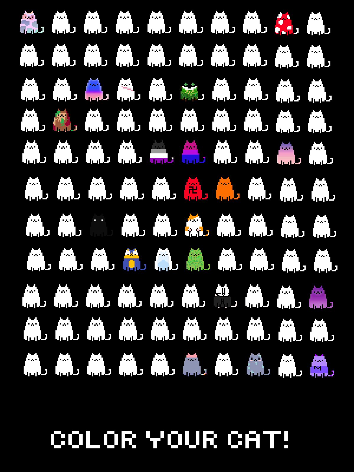 Pixilart - Color your cat!! by Tomatoface