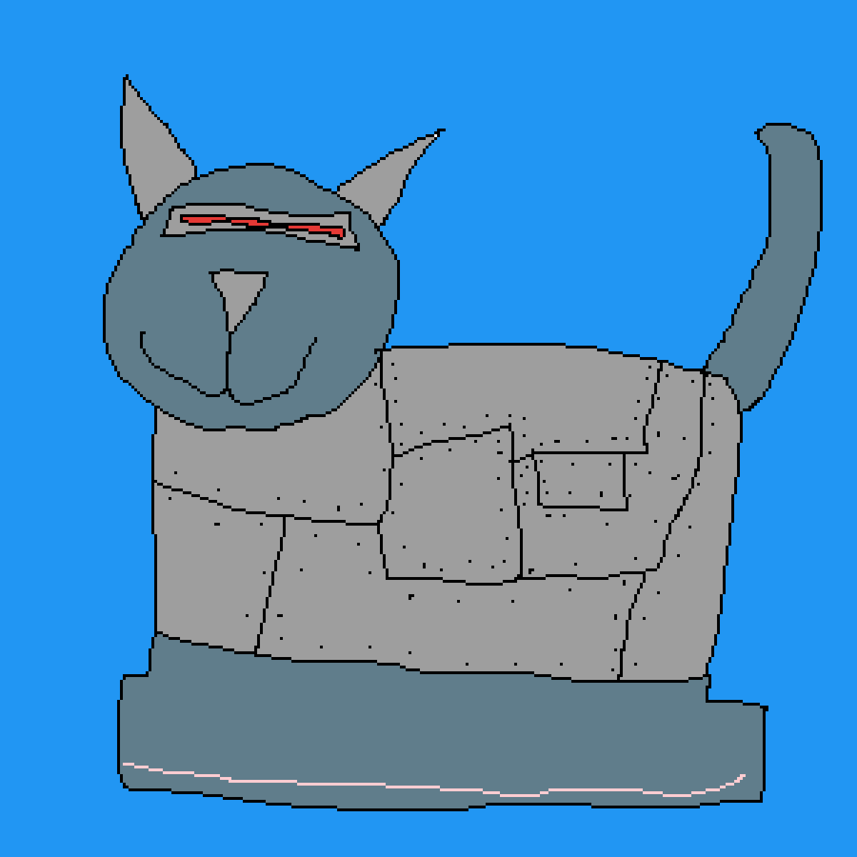 Pixilart - Cybercat by tom502