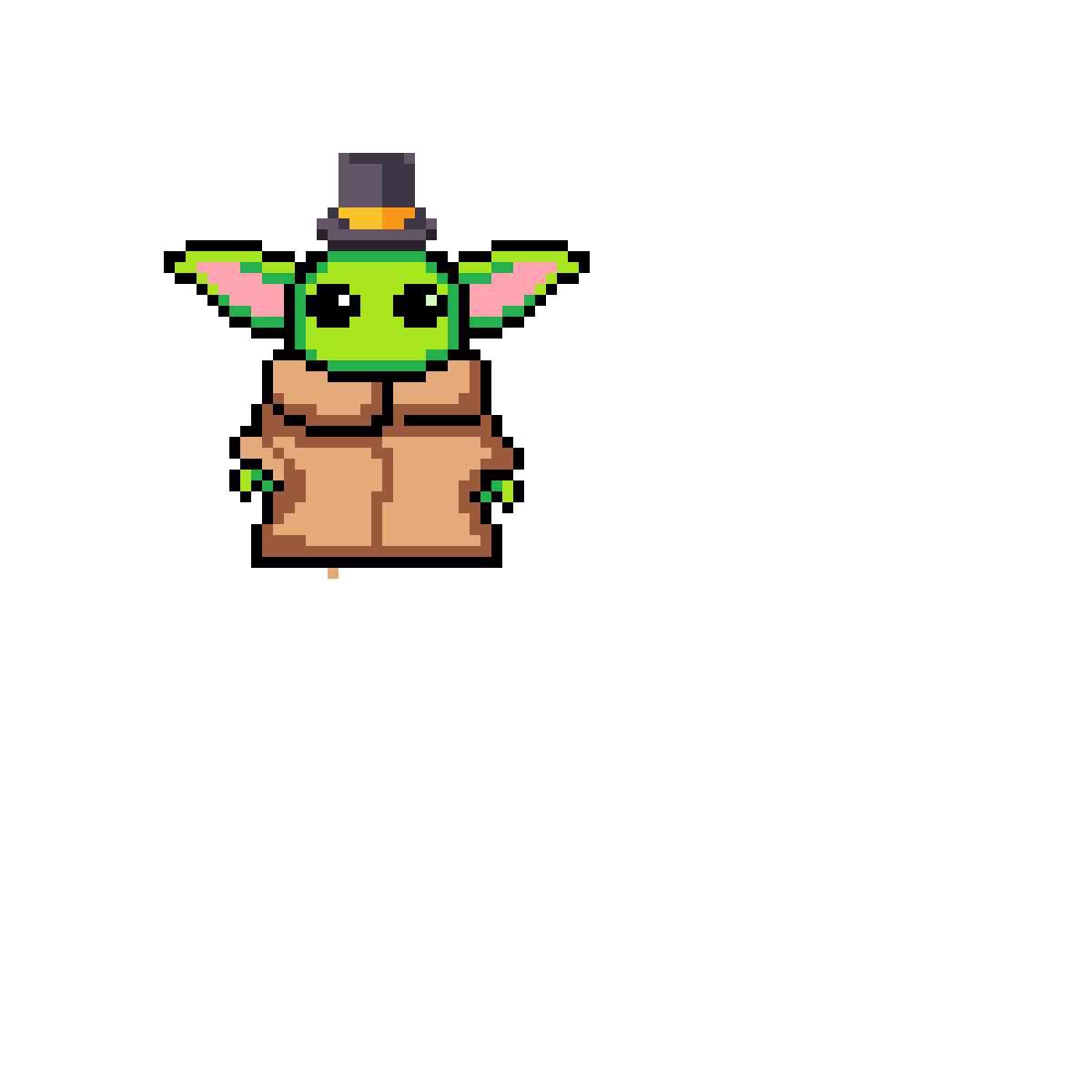 Pixilart - sigma baby Yoda by starlordJc