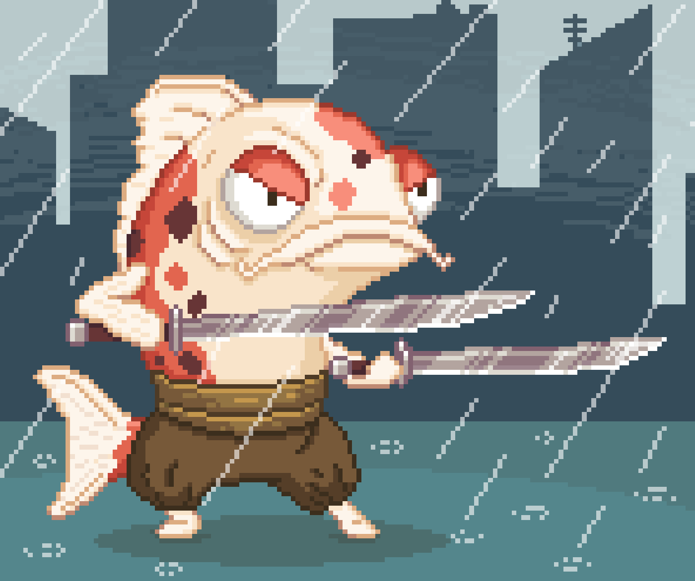 Pixilart - Sword Fish by Raezer