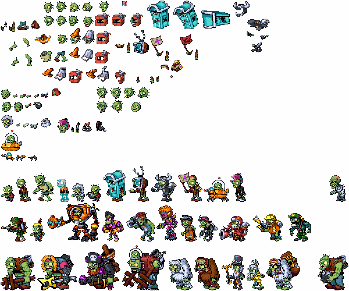 Pixilart - PvZ sprites wip 5 by Tuxedoedabyss03