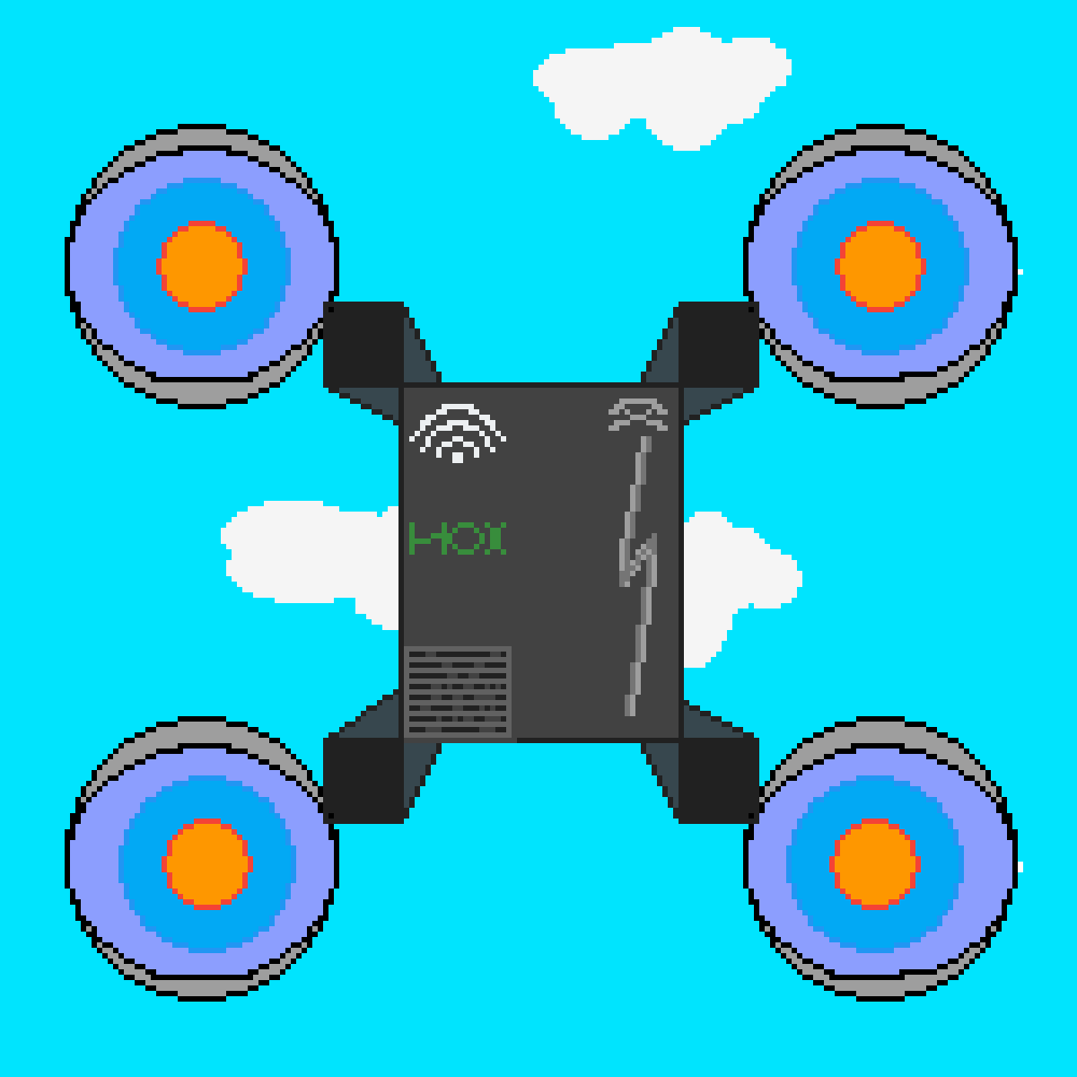 Pixilart - haver drone by HoXPaK