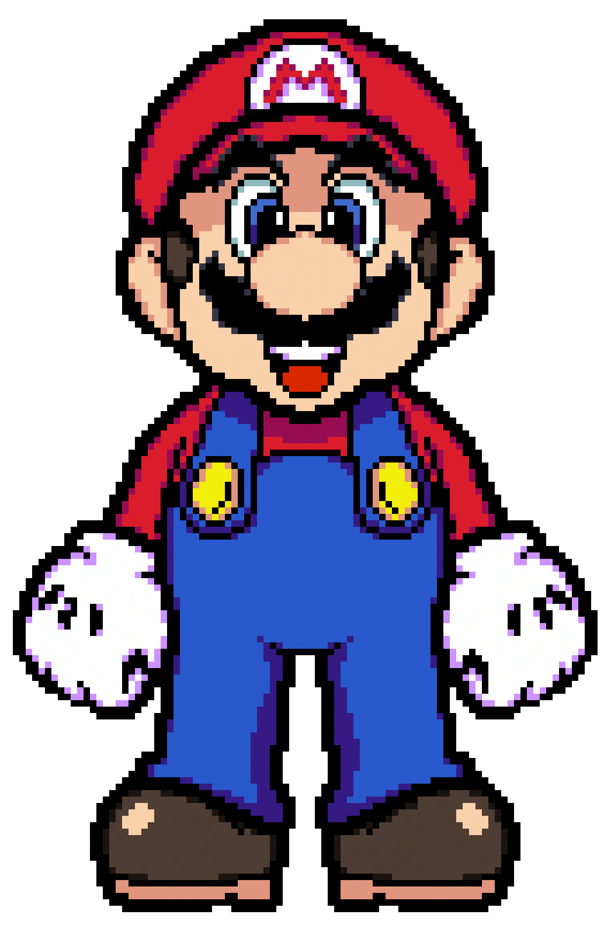 Pixilart - Super Mario Bros. Base by CaduGamer