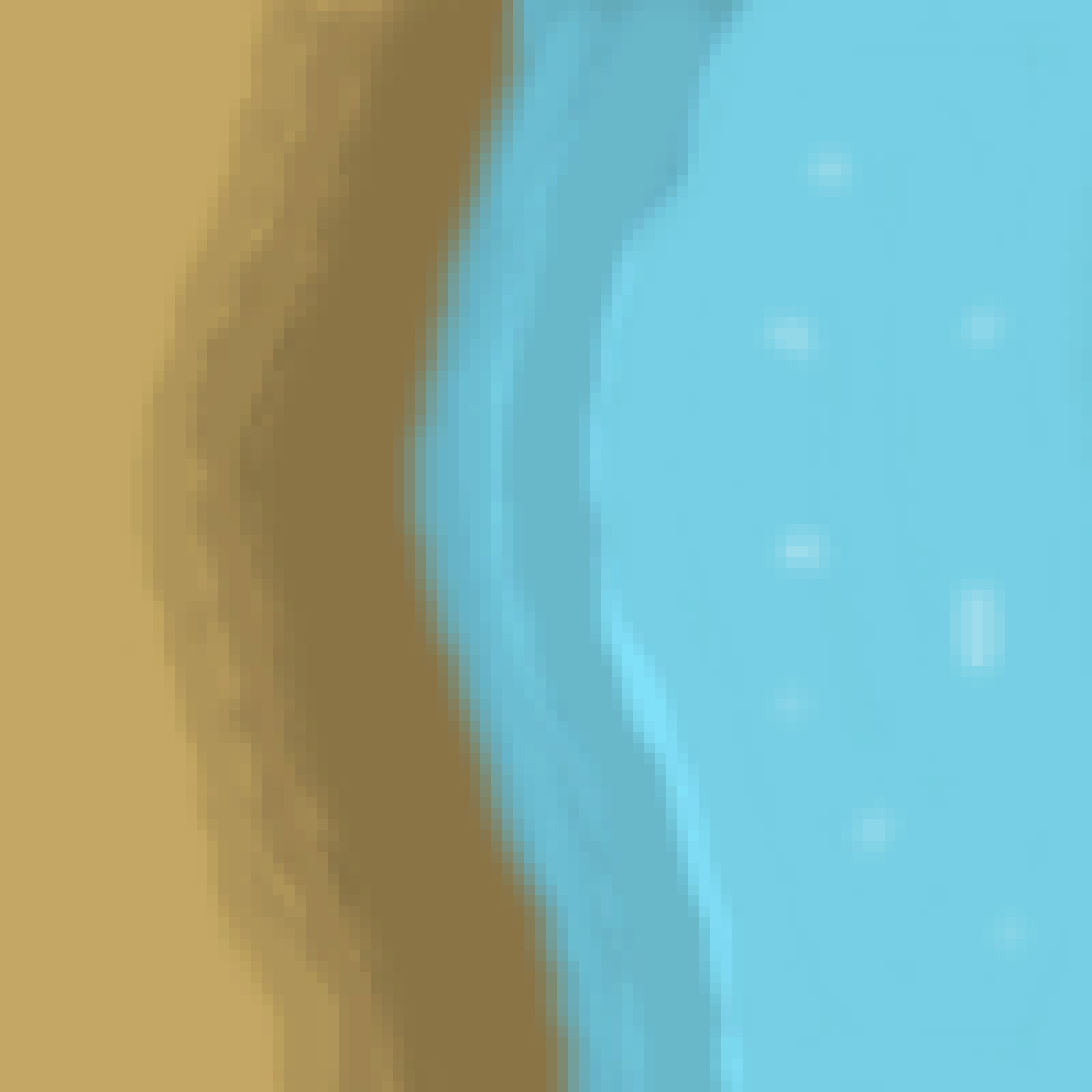 Pixilart - Beach & Water Animation by TankBoiYe