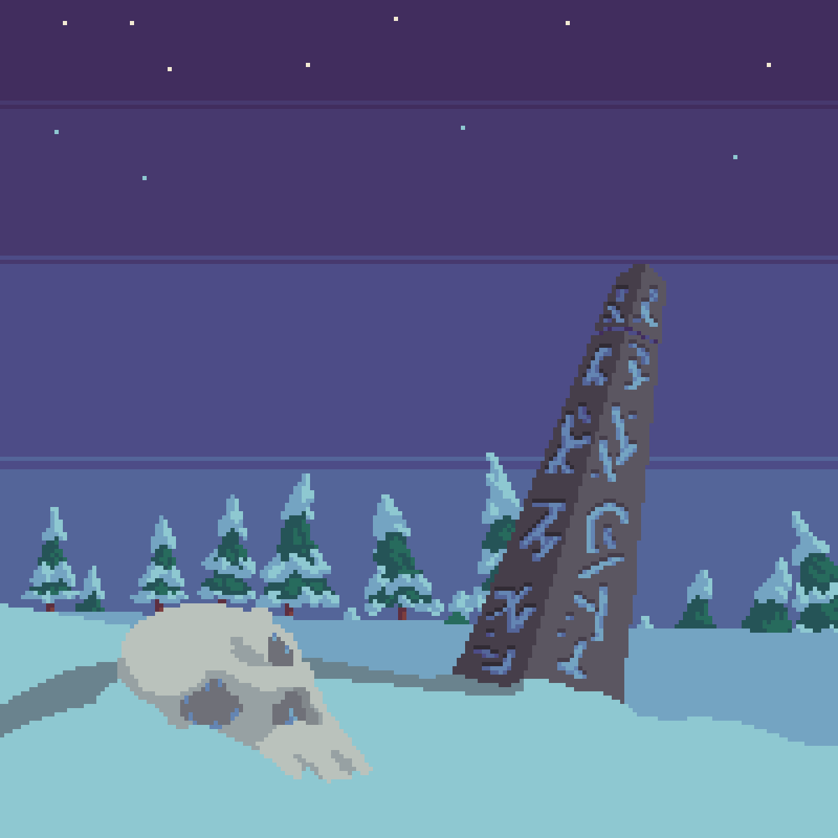 Pixilart - Frost giant obelisk by 8-bit-cat
