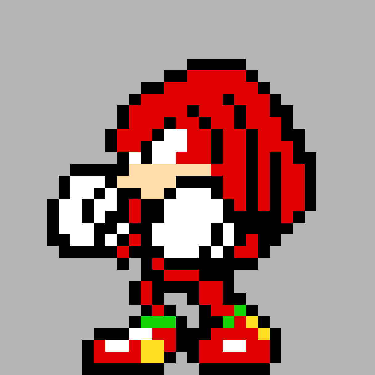 Pixilart - Knuckles by VictorHugo01