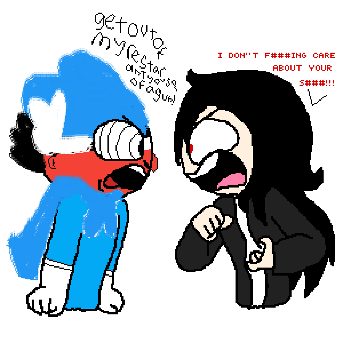 Pixilart - Peppino cosplayed as Pizzano is mad at cosplayed Aizawa by ...