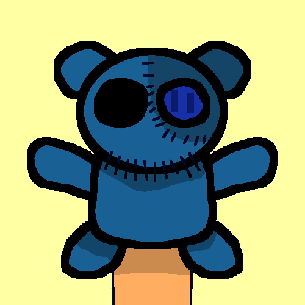 Pixilart - Teddy bear puppet by Crebee