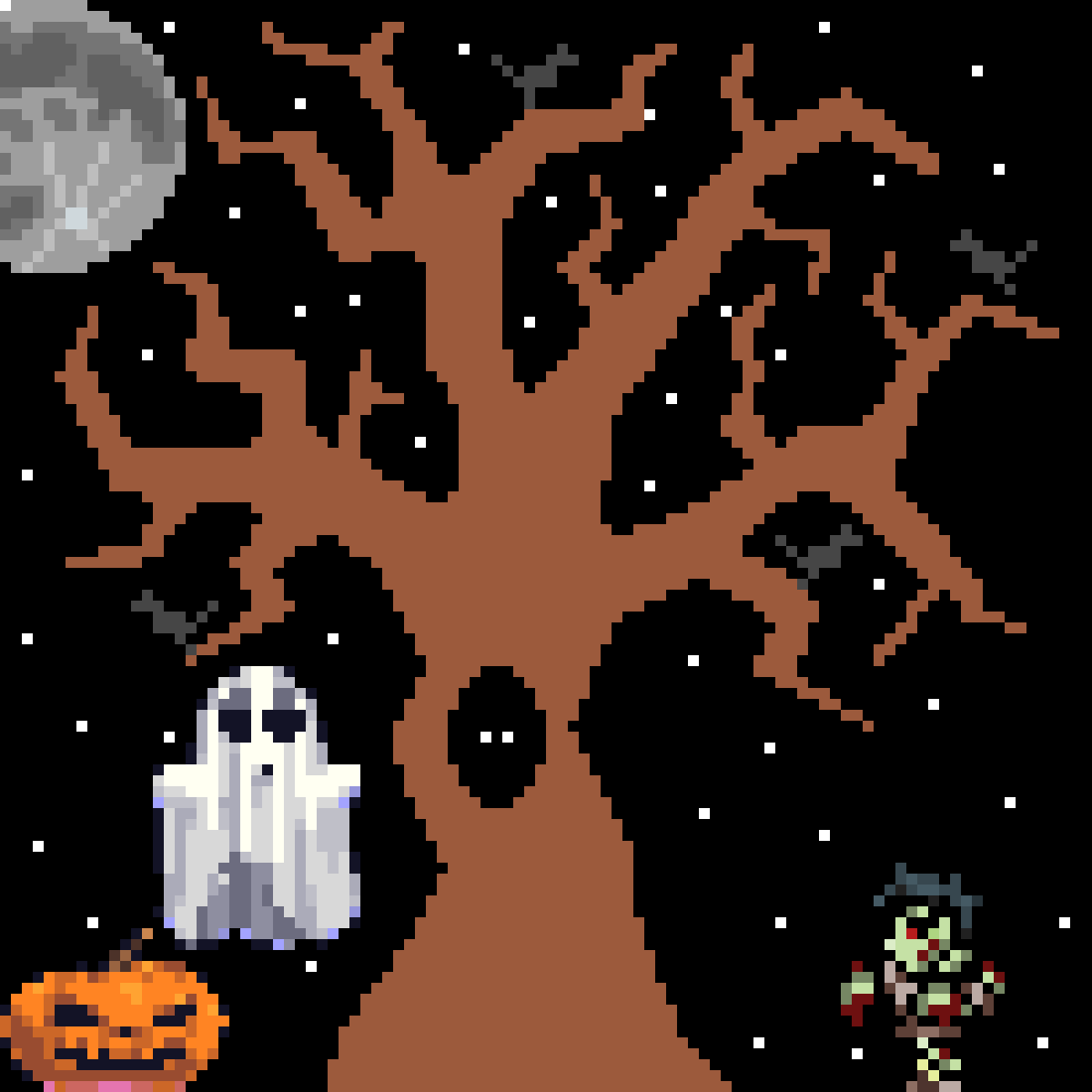 Pixilart - the scary tree by roman-cool