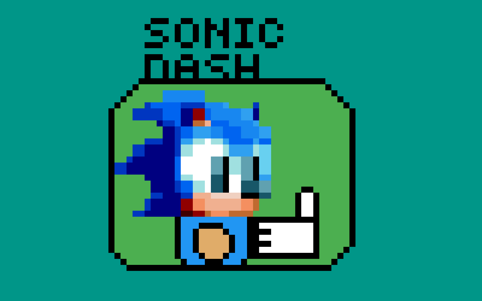 Pixilart - Sonic dash by DrawerGioPIgLOL