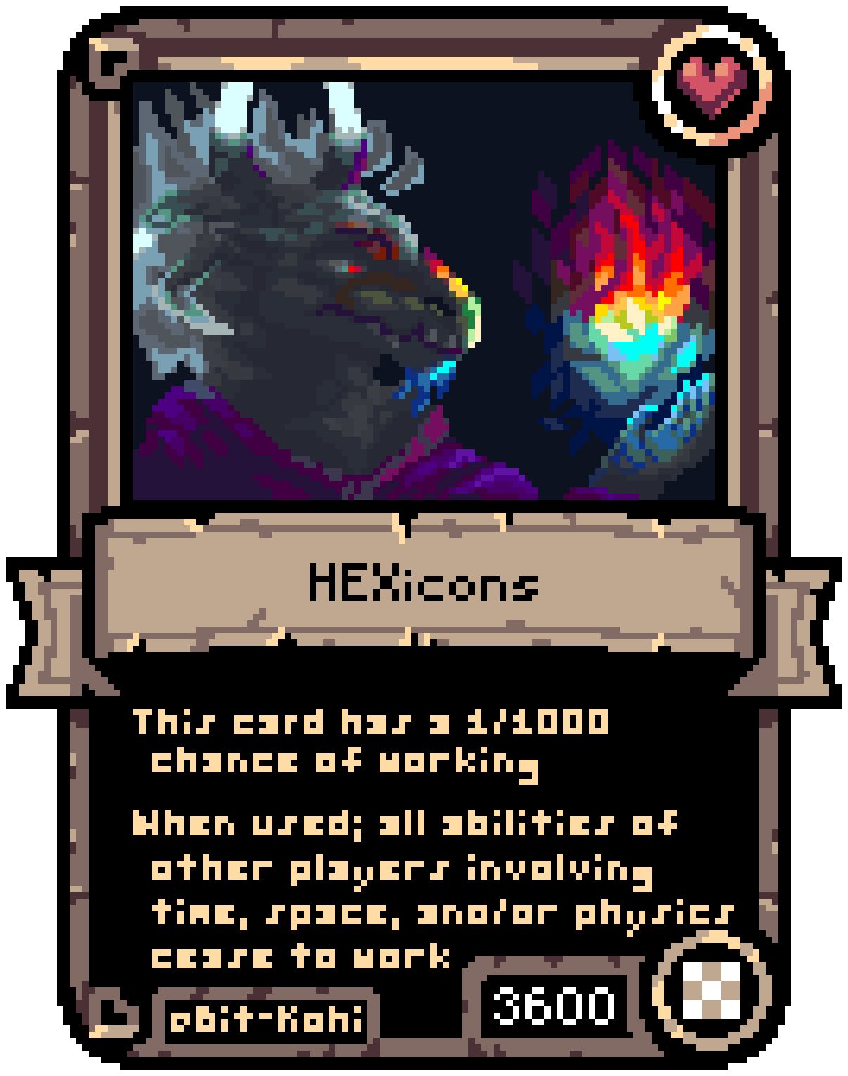 Pixilart - HEXicon Card by Bit-Kohi
