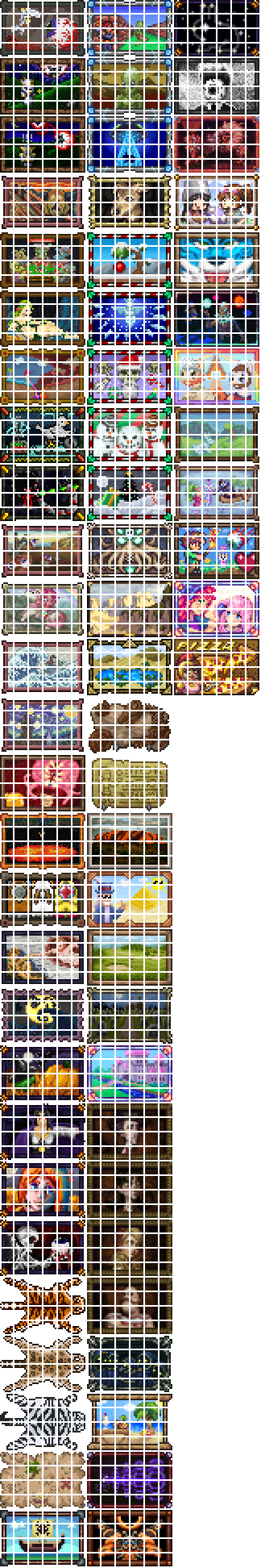 Pixilart - Terraria Tile ID #242 | Wall Decorations (6x4) by tSpritesheeter