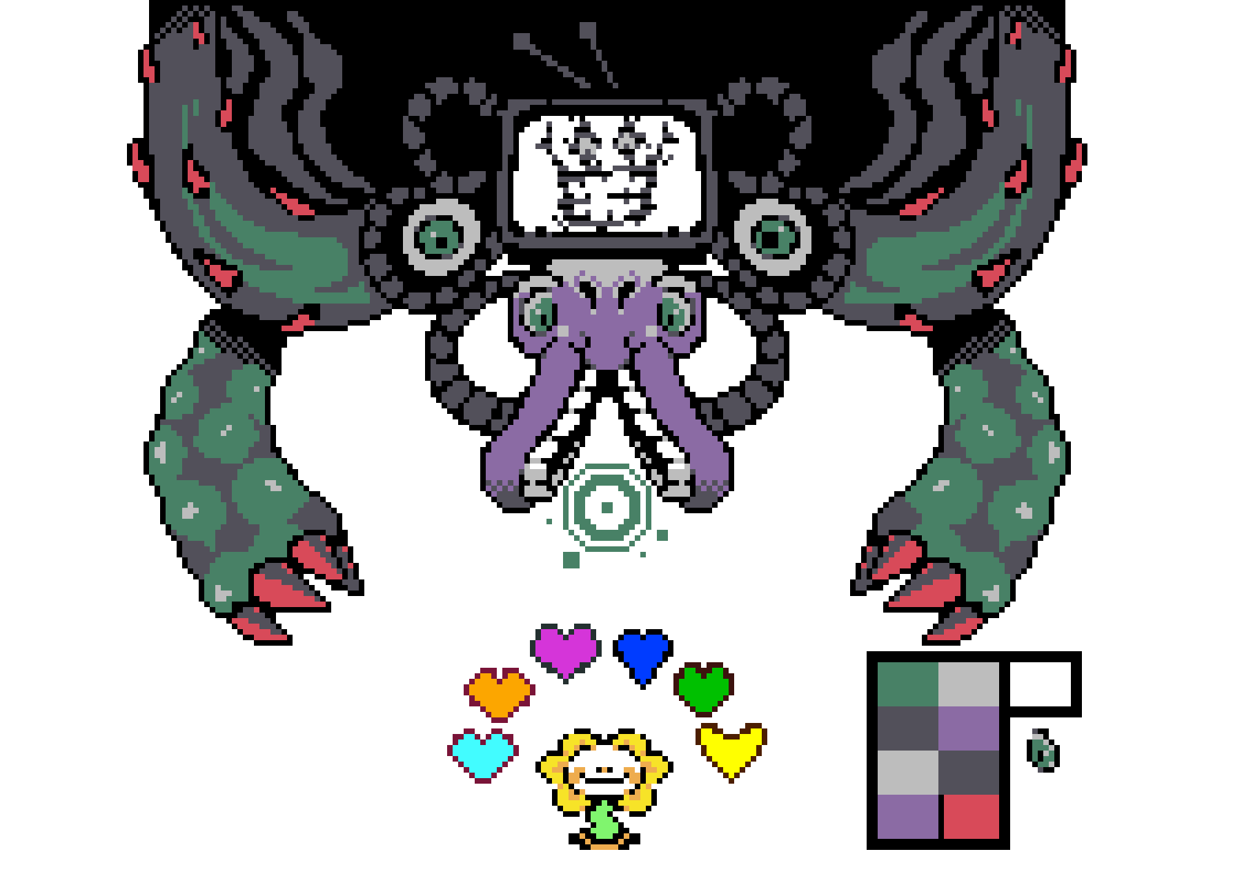 Pixilart - OMEGA FLOWEY (or photoshop, yeah photoshop is better) by Snoboi