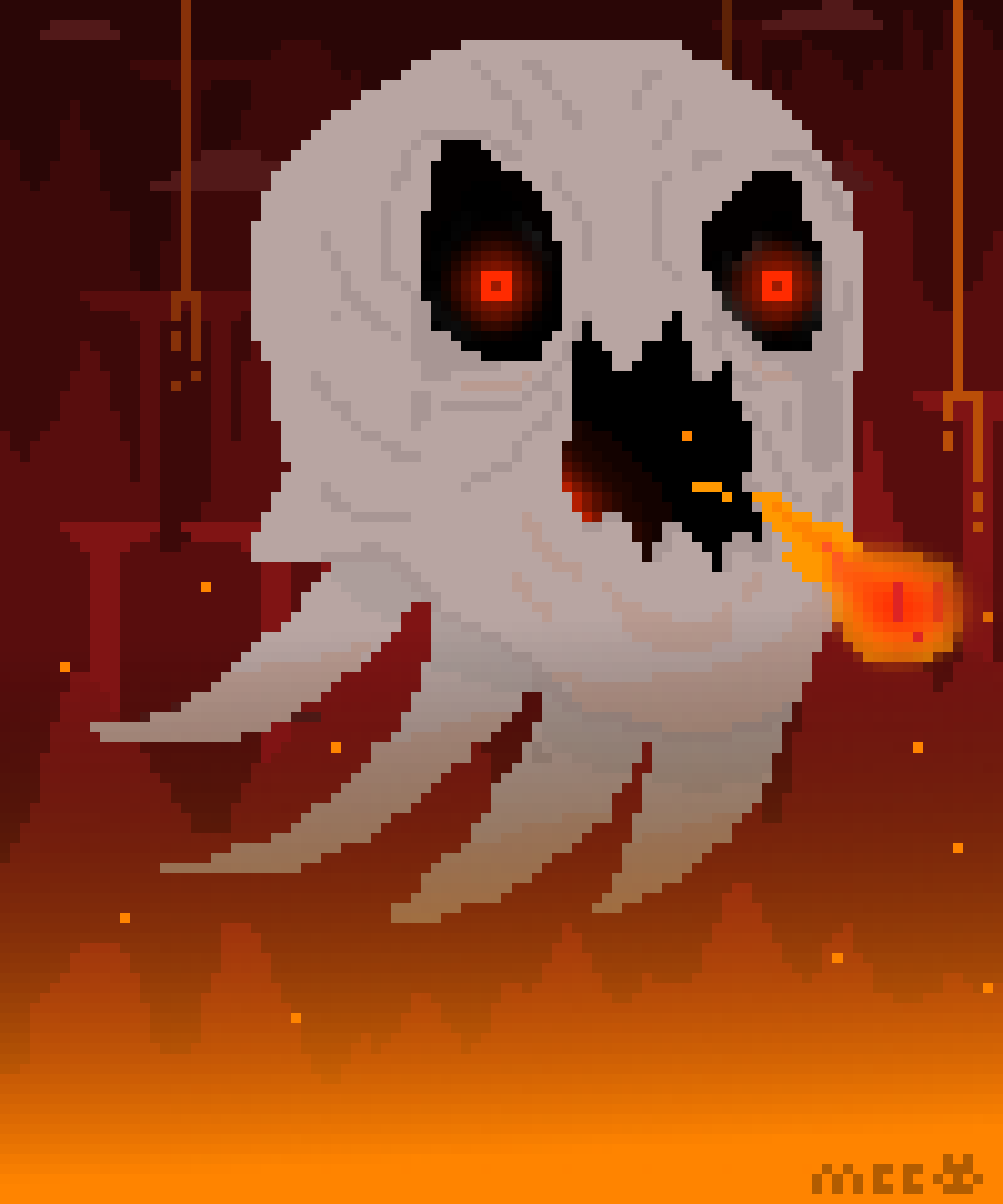 Pixilart - minecraft ghast by m-cc
