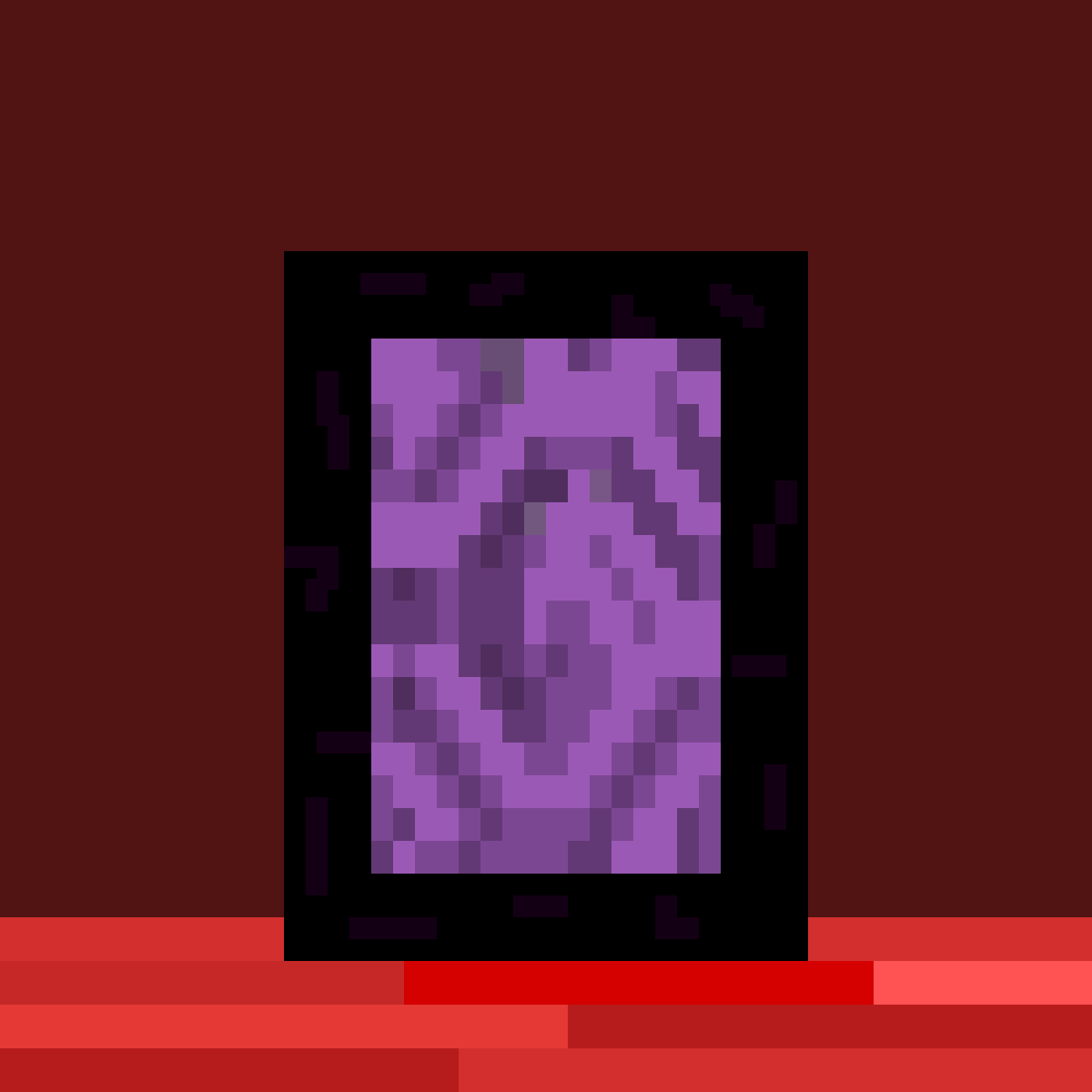 Pixilart - Nether Portal (Forget the backdrop) by SomberGem