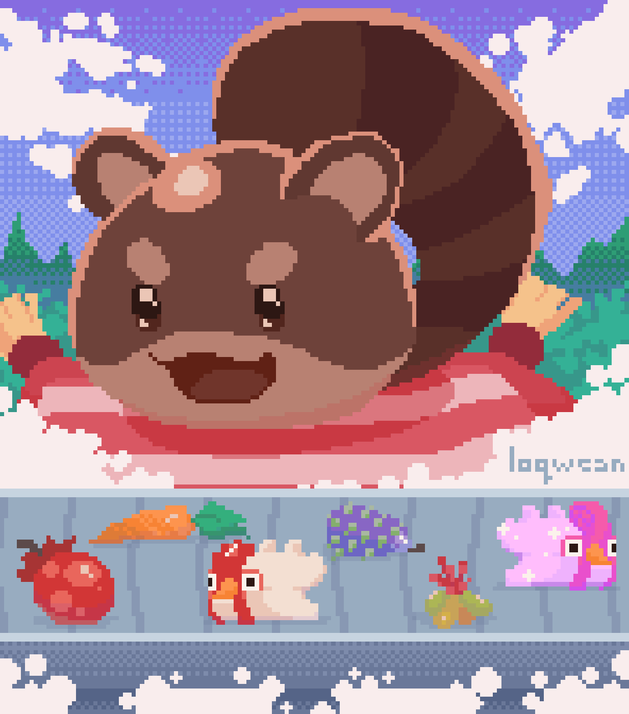 Pixilart - Ringtail dream by Loqwean