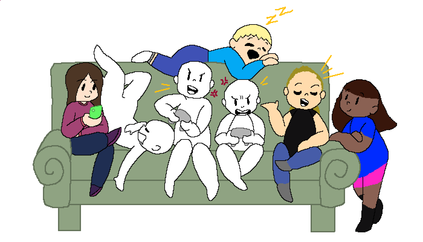 Pixilart - Game Night Base by SkyTh3Dumb0