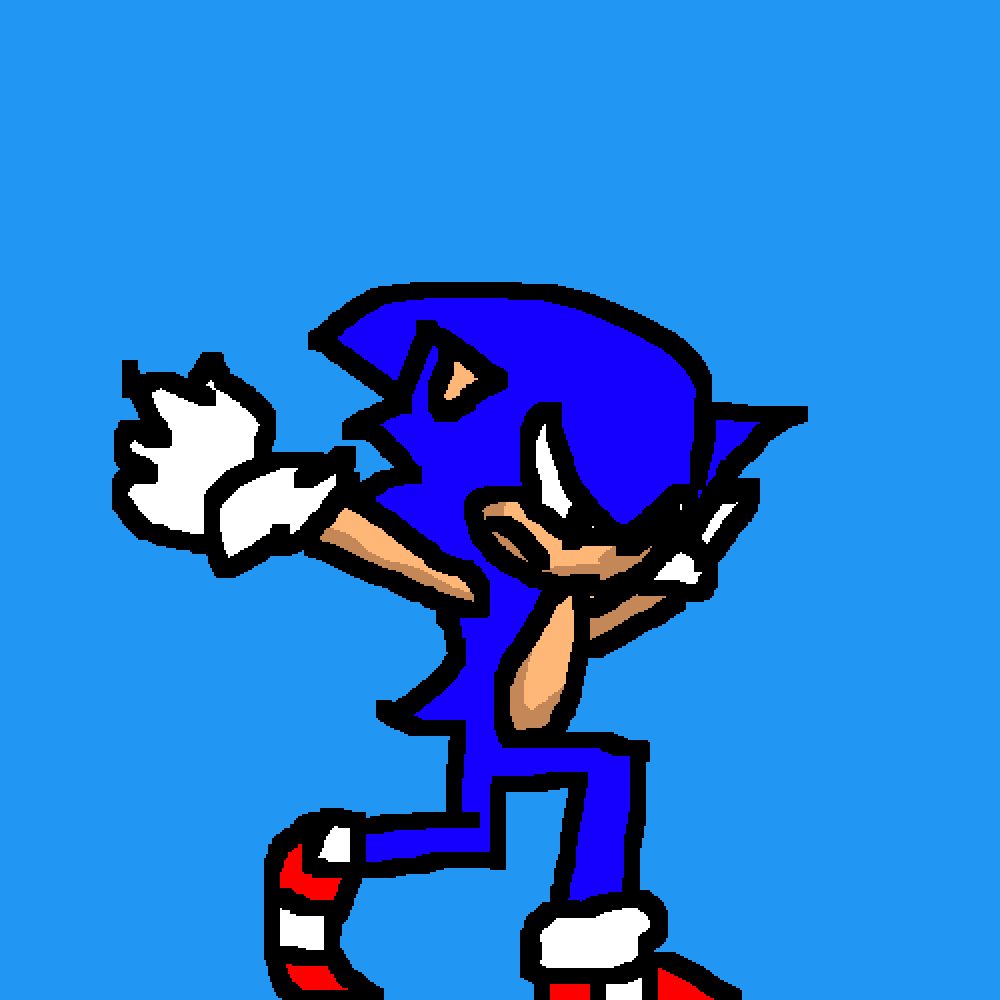 Pixilart - Dark Sonic Transformation(REPEATABLE) by SonicT-Hedgehog