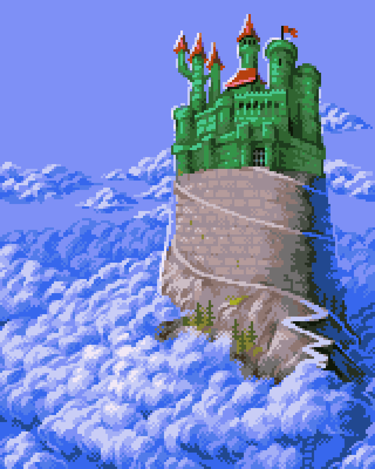 Pixilart - Castle Shimmer by Dawgsnatcher