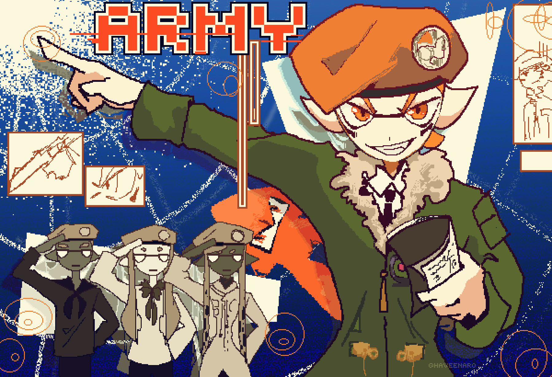 Pixilart - army by haveenaro