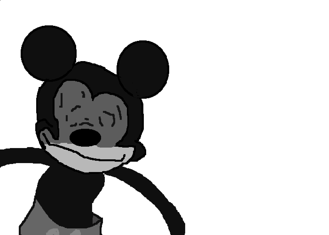 Pixilart - Mickey's Jumpscare by adhesivekid