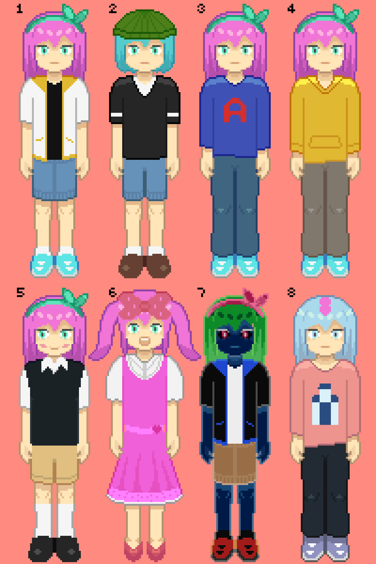 Pixel Art of Omori characters (Help!) - TKOY - OMORI (Video Game ...