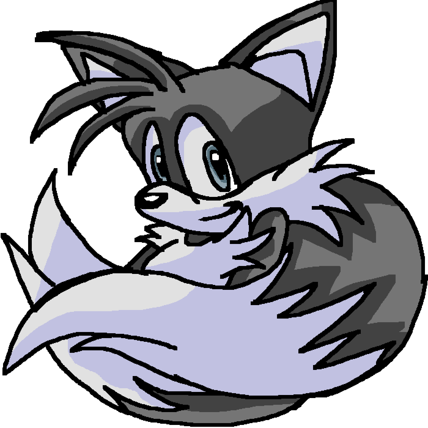 Pixilart - SonicAdventure Tails Base by Lyt3