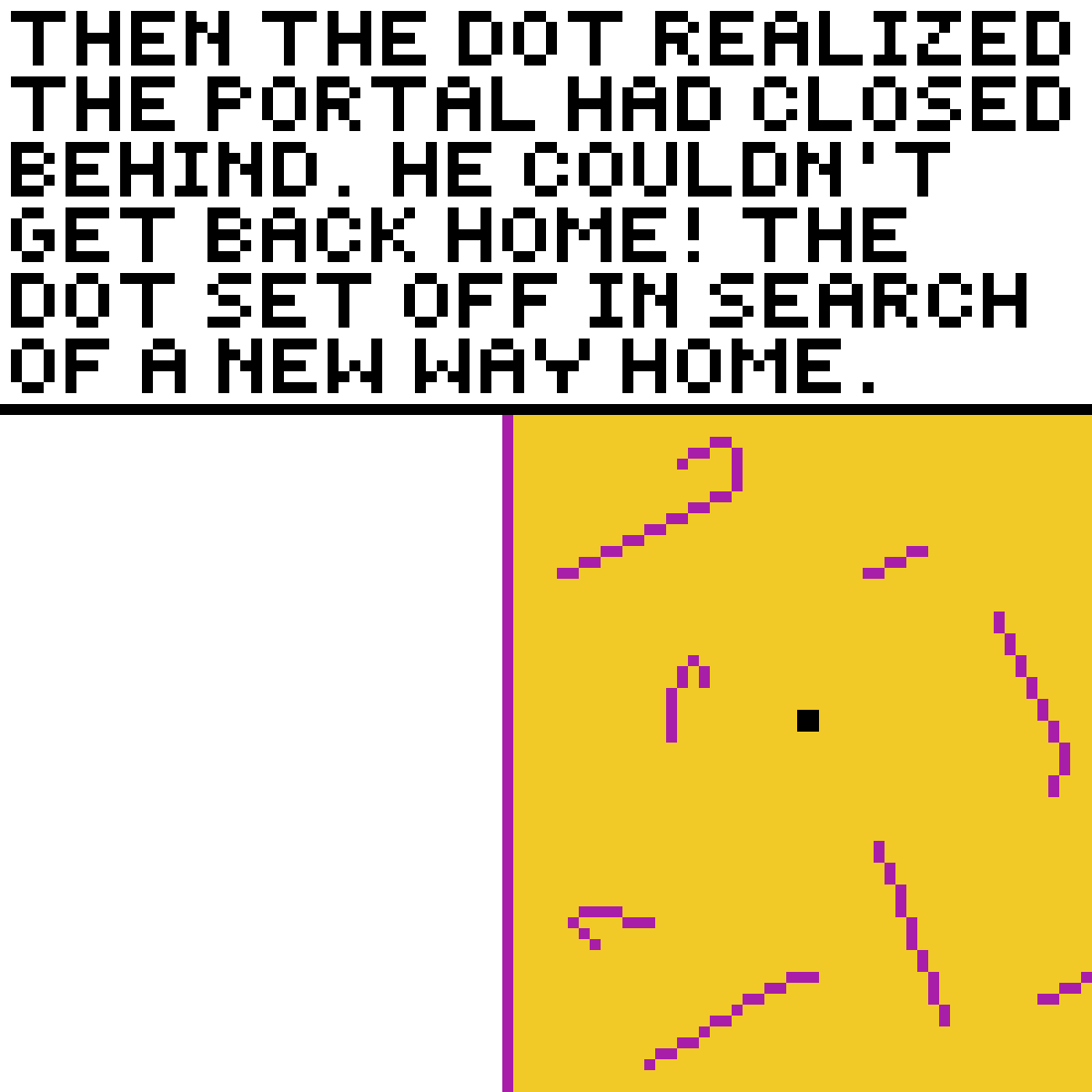 Pixilart - The Origin of the Dot (Panel 4) by Turtle-Tim