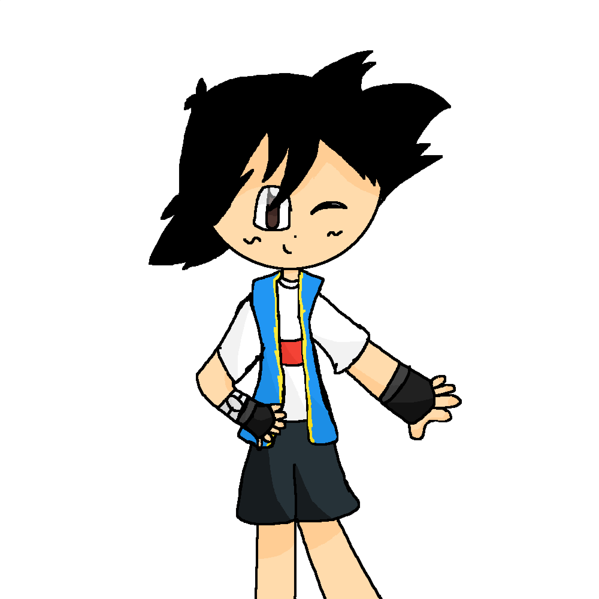 Pixilart - Ash Ketchum! by Sam400