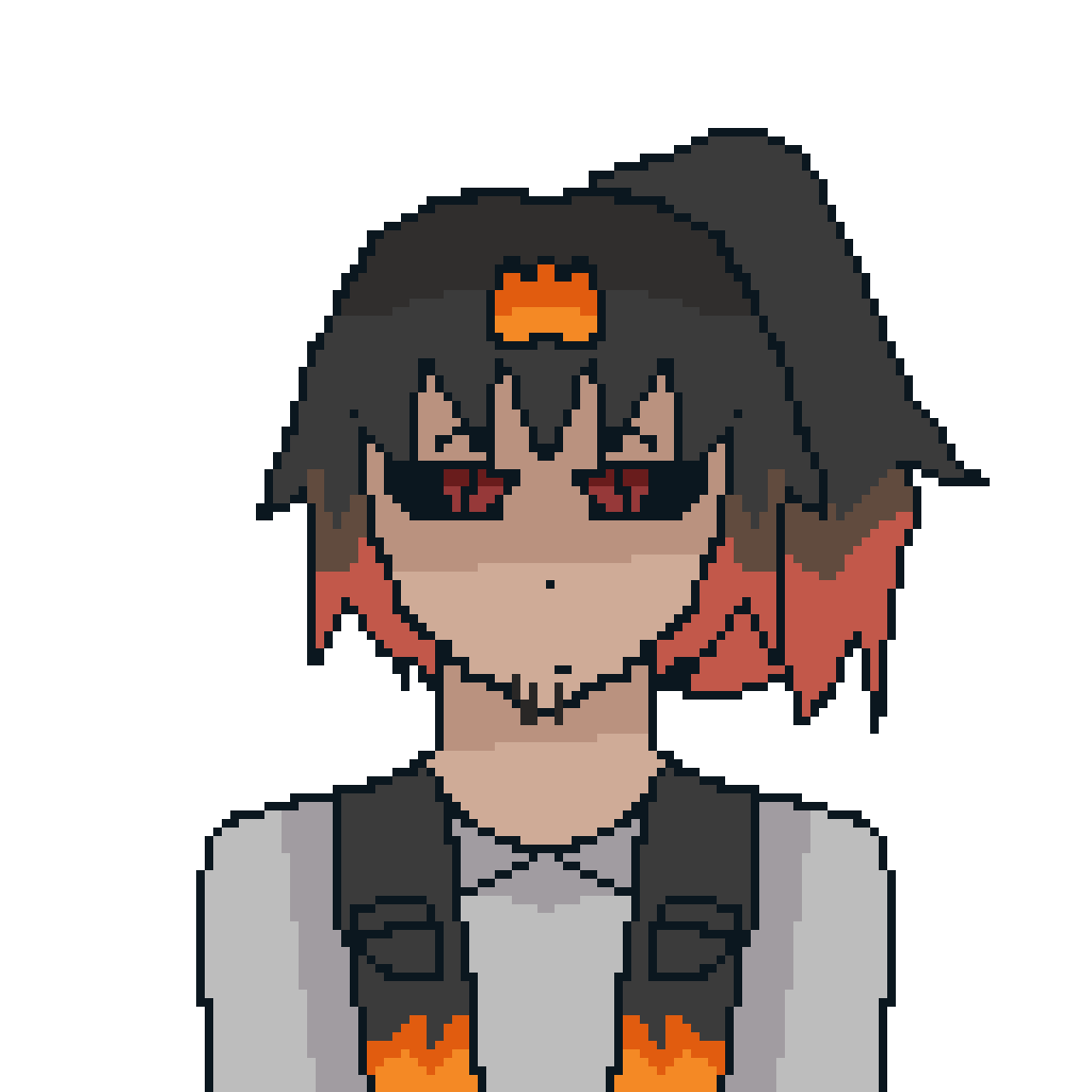 Pixilart - Pyrogen Headshot by TrioThemselves