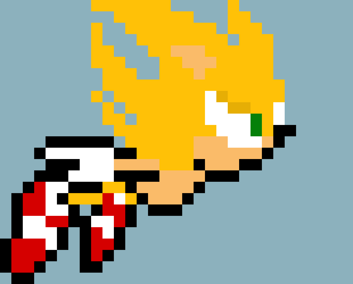 Pixilart - Super Sonic by VictorHugo01