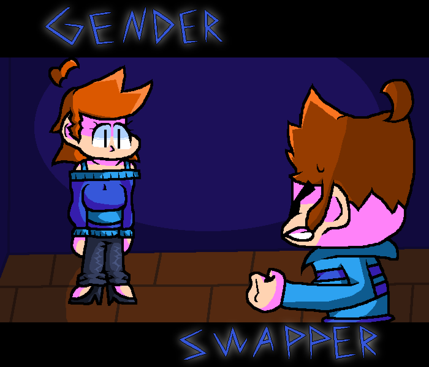 Pixilart - Genderswapper (Gamebreaker Blu mix) by BlueboxDude