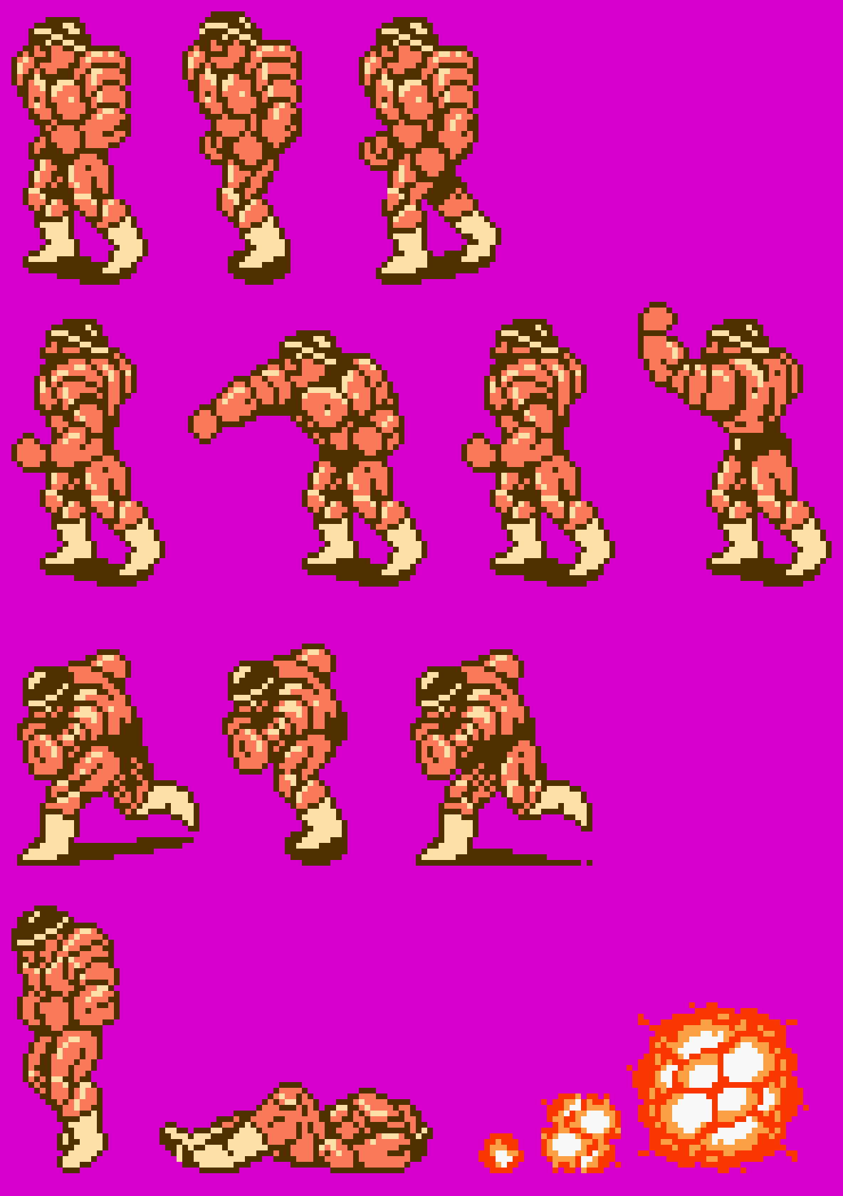 Pixilart - TMNT custom unarmed Rock Soldier sprites by Tuxedoedabyss03