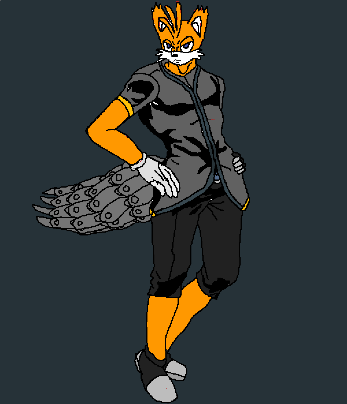 Pixilart - nine from sonic prime by Diavolo-tails