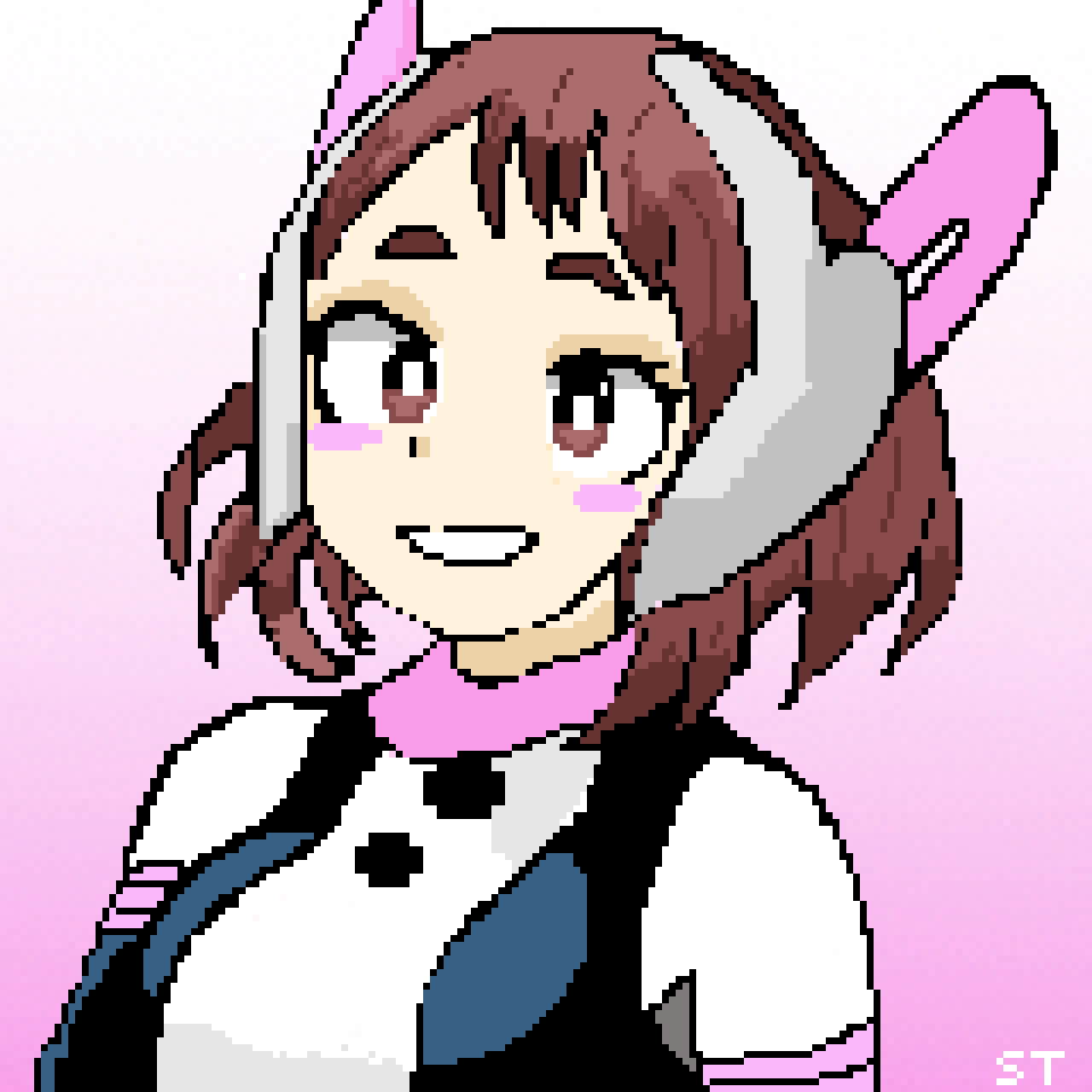 Pixilart - Ochaco 💖 by Lilac0987