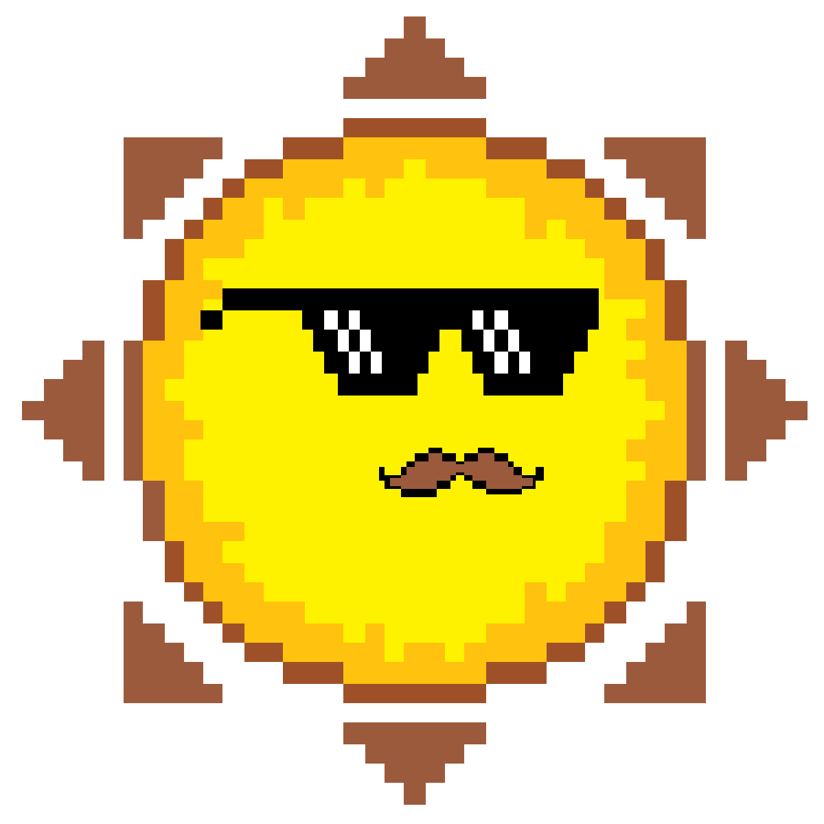 Pixilart - Rizz sun by Darkoknight