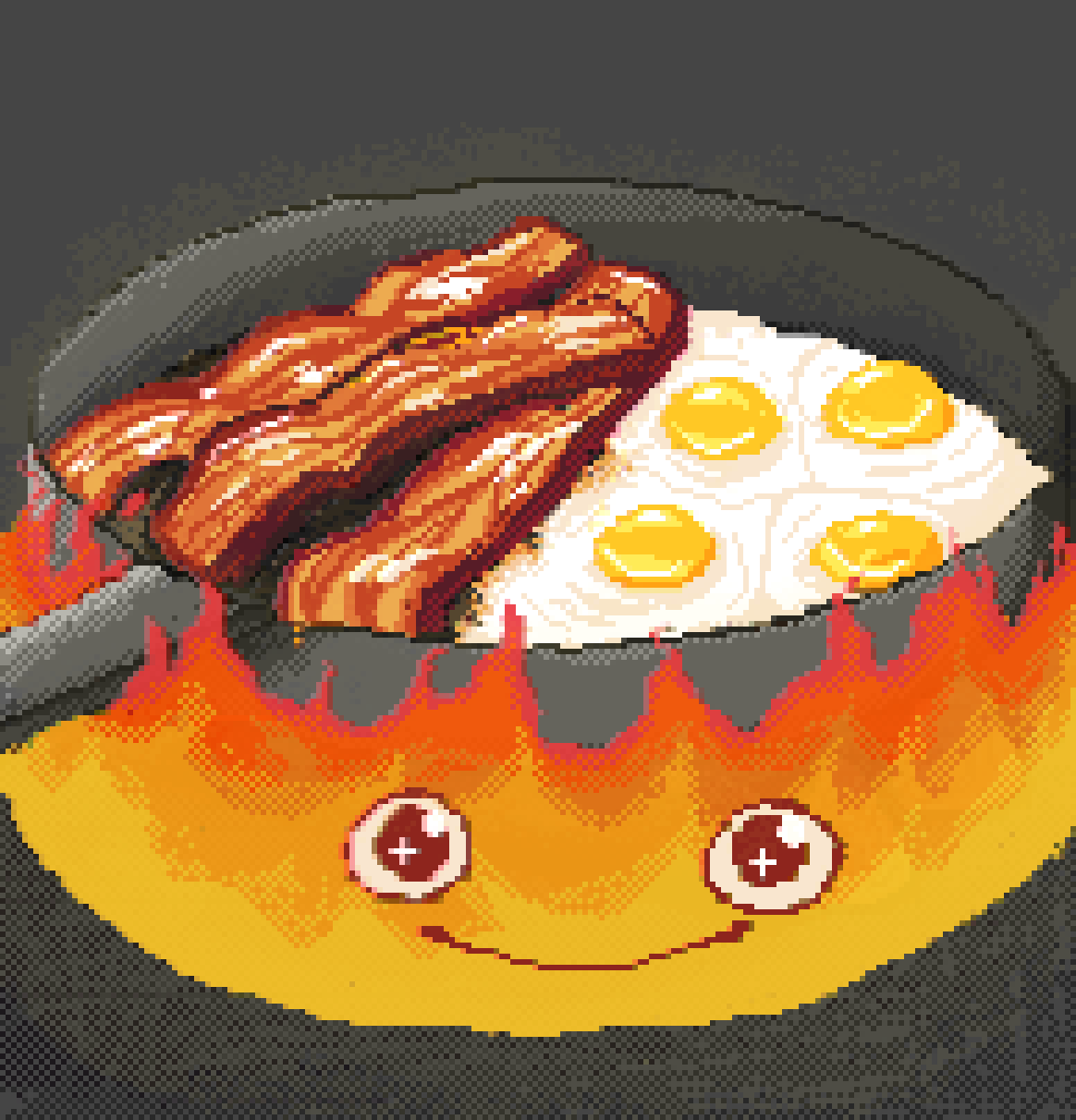 Pixilart - Calcifier 🥓🔥🍳 by Coconutkattt