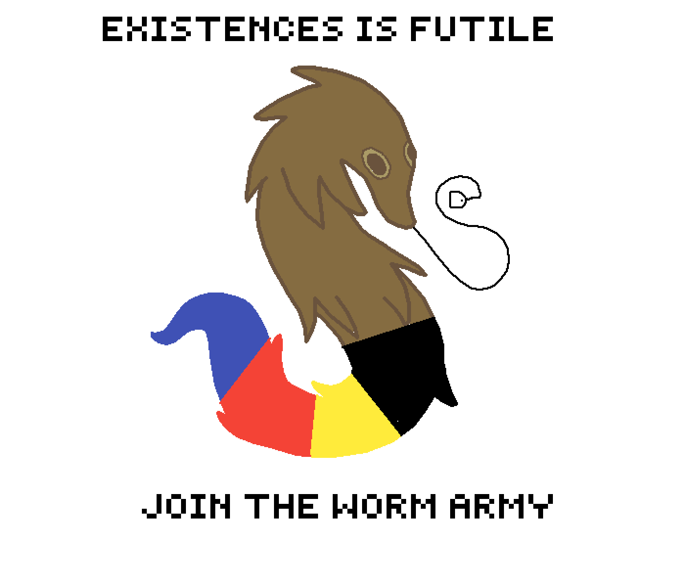 Pixilart - worm on a string base by IHeartHimSmm