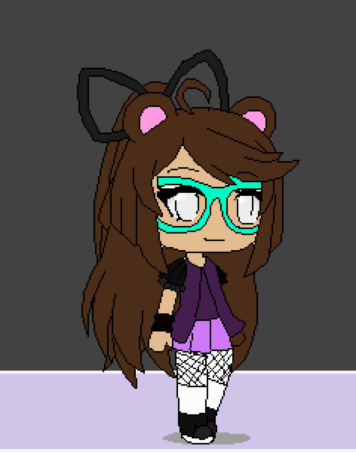 Pixilart - Gacha Life Base (2) by Ilovewolfve