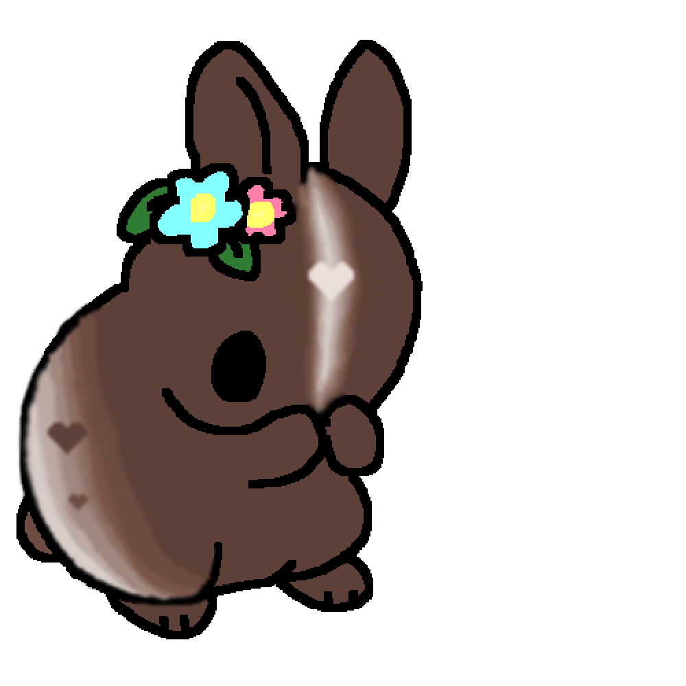 Pixilart - Cute bunny base by T-w-T