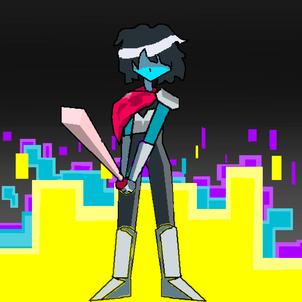 Pixilart - Kris Deltarune by Pasta-Boi