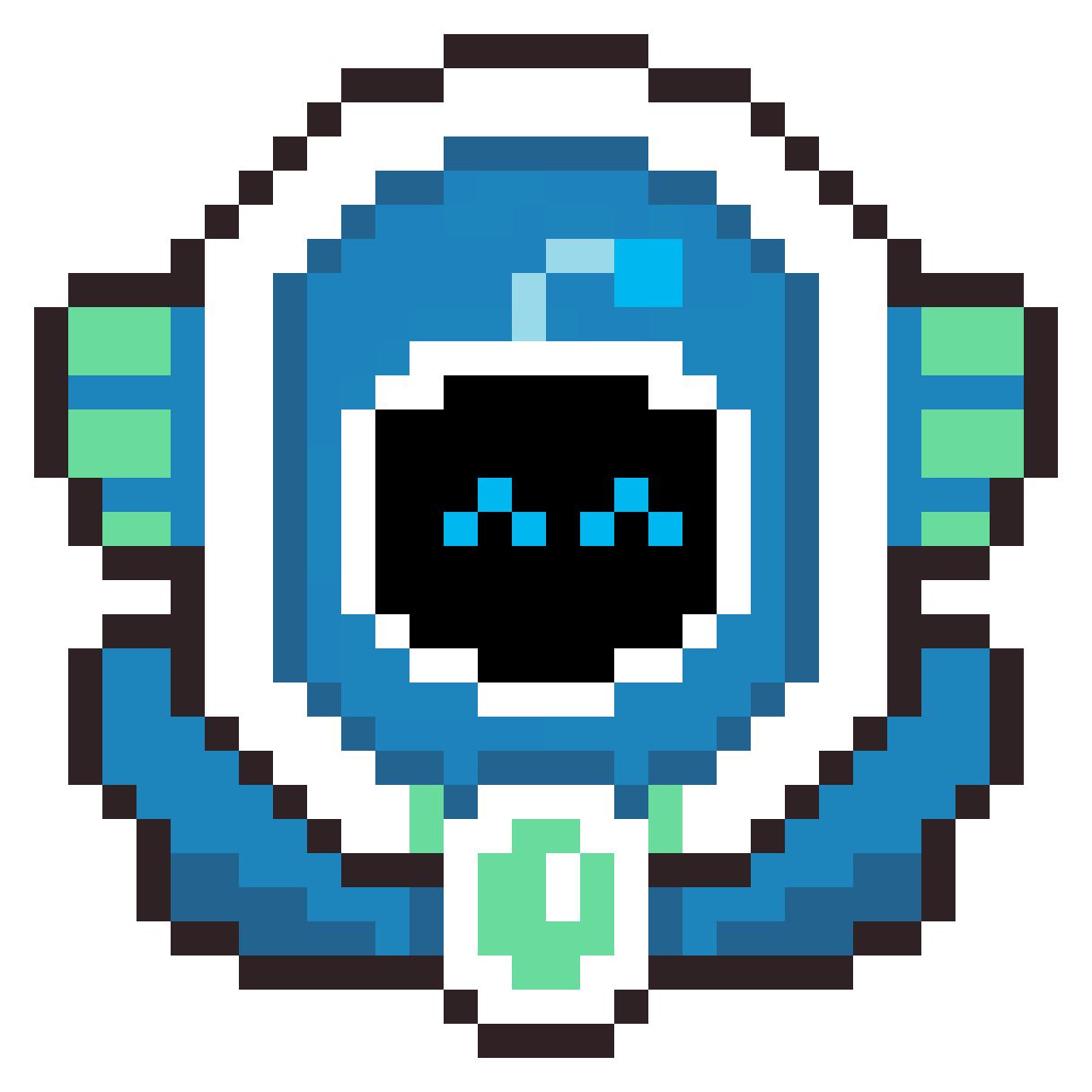 Pixilart - Astro badge by flor2016